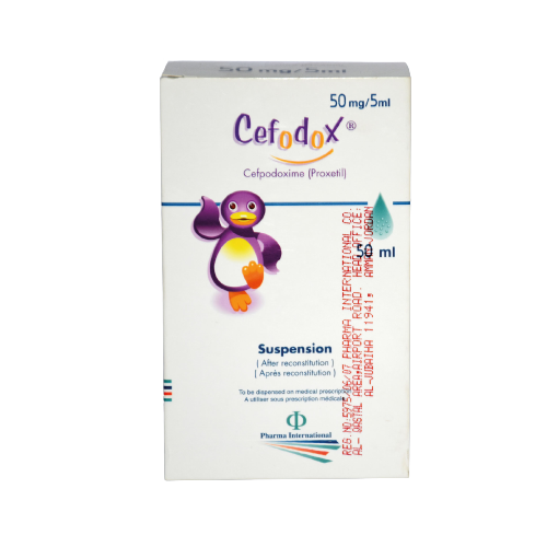 CEFODOX SUSPENSION سيفبودوكسيم مضاد حيوي واسع المدى | drug5m